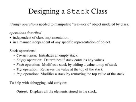 Ppt Stack As An Adt Powerpoint Presentation Free Download Id3364394