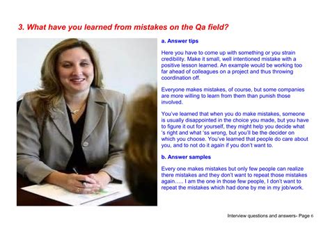 top 9 qa interview questions answers ppt free download
