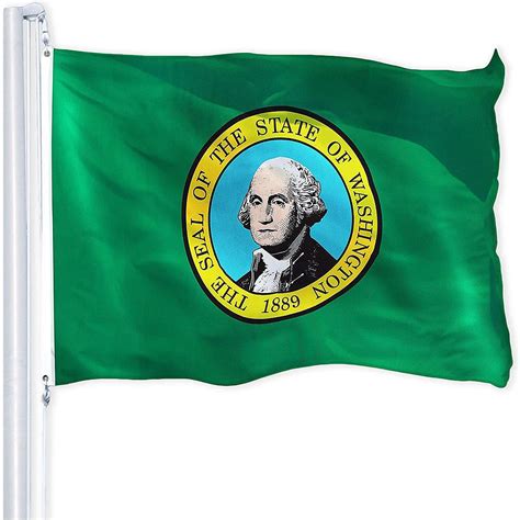 Washington State 3 X 5 Flags Set Of 3 Show Your State Pride