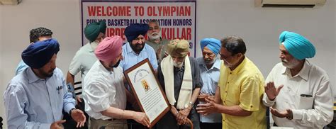 hockey olympian gurdev singh kular of 1956 gold winning indian hockey team at guru nanak stadium