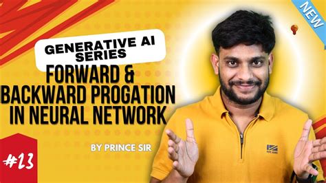 Forward And Backward Progation In Neural Network Generative Ai Basic To Advance Youtube