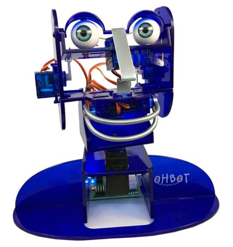 Ohbot Real Time Face Tracking And Ai Response Robot Techpacs Canada Limited