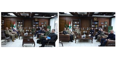 الوكالة الوطنية للإعلام قائد الجيش استقبل لازارو ومسؤولا في البحرية