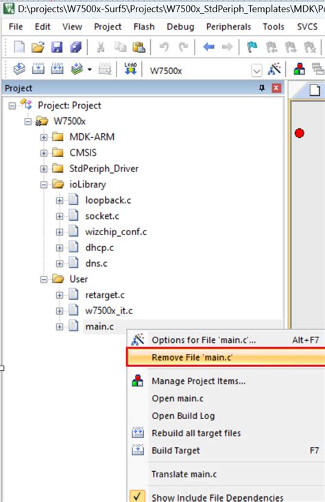 Surf 5 Loopback Server Example In Keil 5