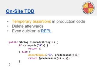 Baby Steps TDD Approaches PDF Programming Languages Computing