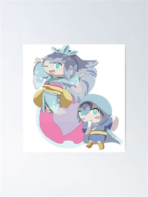Póster «reloj Yokai Frostina Y Blizzaria De Megalos Redbubble