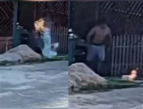 Homem Coloca Fogo Na Esposa E Na Filha Após Desentendimento Veja VÍdeo