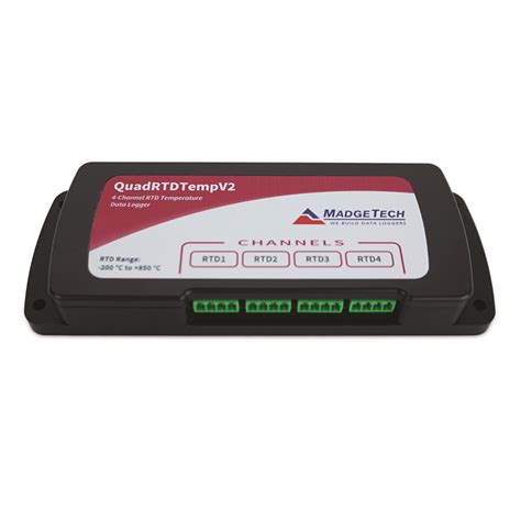 Multi Channel Temperature Data Logger QuadRTDTempV Val Center