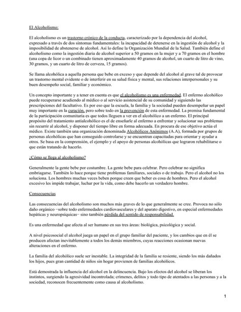 Alcoholismo Y Tabaquismo
