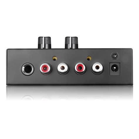 Phono Preamp Pre Amp Preamplifier With Level Volume Control Rca Input Output 1 4″ Trs Output