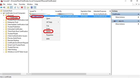 How To Delete A Certificate Up Running Inc Tech How To S