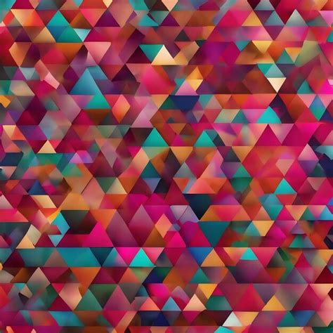 Premium Photo 3d Rendered Abstract Triangle Grid
