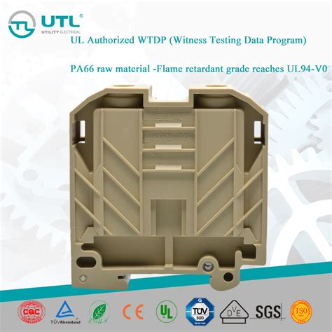 Terminal Block Weidmuller Sak70 70mm2 Wiring Terminal Jut2 70 Feed Through Terminal Block And