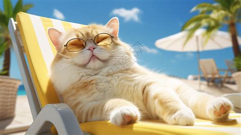 躺椅上的猫高清图片下载 正版图片600527525 摄图网