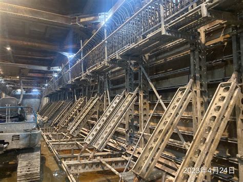 臺北市政府工務局新建工程處 常德街人行地下道連通工程施工照片 112年4月照片
