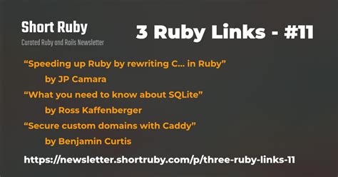 Lucian Ghinda On Linkedin Ruby Rails Threerubylinks Recommendations