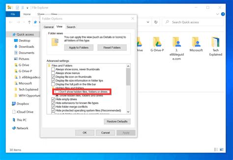 How To Unhide Folders In Windows Steps Itechguides