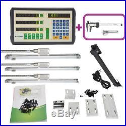 Axis Dro Digital Readout Magnetic Scale Kit For Milling Lathe Machine Axis Digital Readout