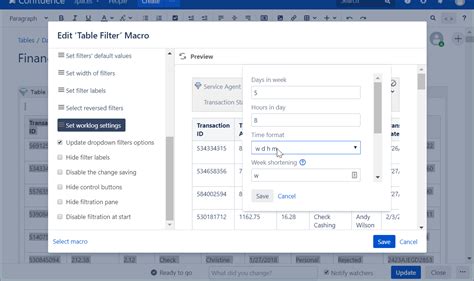How To Set The Date Format And Worklog Settings