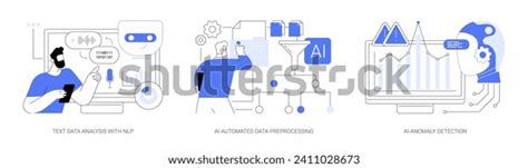 Ai Automation Data Analysis Abstract Concept Stock Vector Royalty Free 2411028673 Shutterstock
