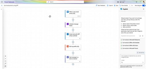 summarize emails using gpt within power automate