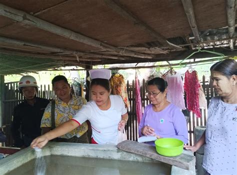 ချောက်မြို့တွင် မိုးဦးကျကာလ သွေးလွန်တုပ်ကွေးရောဂါ ကာကွယ်ရေး အဘိတ်ဆေးခပ်ခြင်းနှင့် အသိပညာပေးခြင