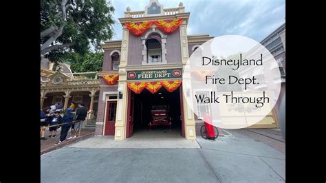 Full Tour Of Disneylands Fire Department On Main Street A Hidden Gem
