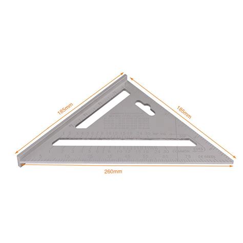 7 Inch Accuracy Triangle Angle Protractor Speed Sq Vicedeal