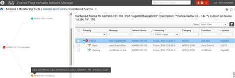 cisco evolved programmable network manager 3 1 user and administrator guide monitor alarms and