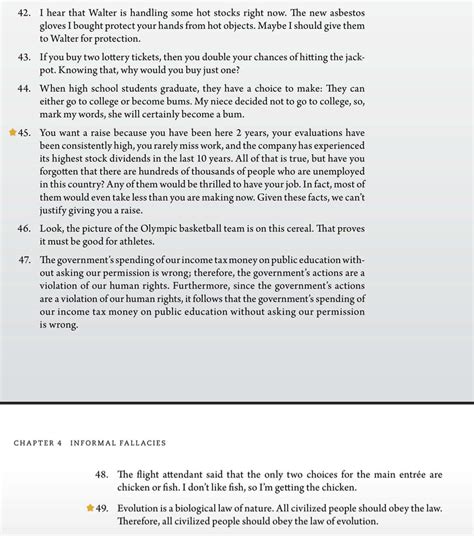 solved read the following passages if an argument commits a