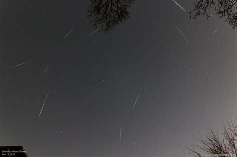 Geminids Meteor Shower Composite Rastronomy