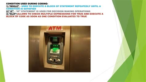 Atm Using Python 232pptx