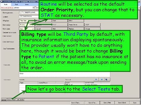 NEXTGEN LAB ORDER AND RESULT DEMONSTRATION This Demonstration