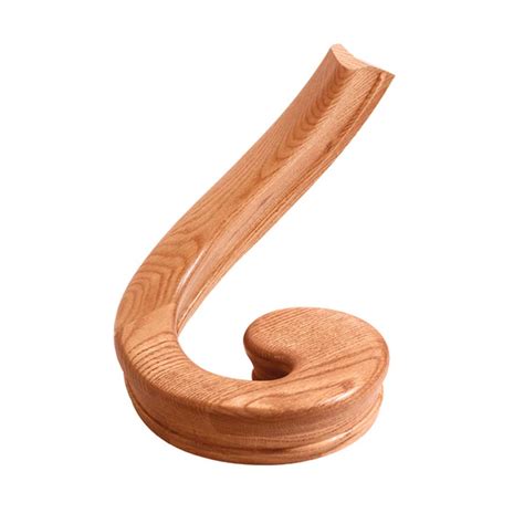 Right Hand Compound Climbing Volute Lj 7x36 Handrail Fitting