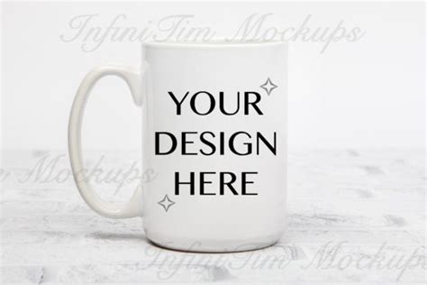 Mug Mockup 15 Oz Coffee Cup Mock Up Graphic By Infinitim · Creative Fabrica