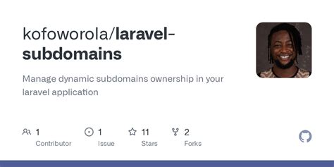 Github Kofoworolalaravel Subdomains Manage Dynamic Subdomains