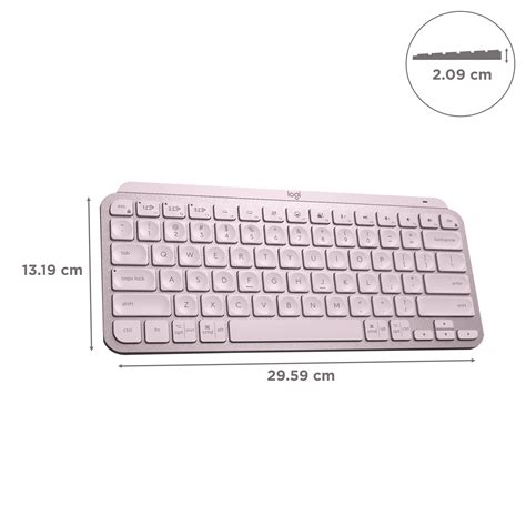 Buy Logitech Mx Keys Mini Rechargeable Bluetooth Wireless Keyboard With Multi Device