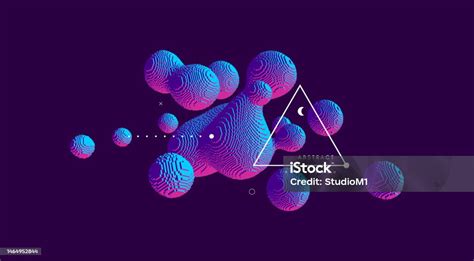 3d 유기 구조 미래 지향적 인 기술 스타일 복셀 예술 과학 화학 또는 교육에 대 한 벡터 그림입니다 3차원 형태에 대한 스톡