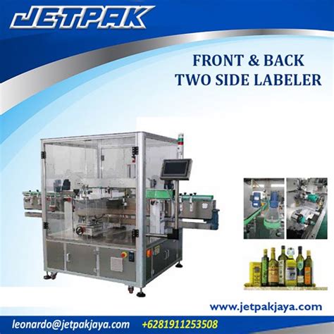 Jual Front Back Two Side Labeler Oleh PT Jetpak Mandiri Jaya
