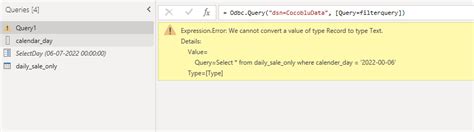 Expressionerror We Cannot Convert A Value Of Typ Microsoft