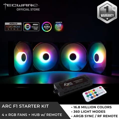Jual FAN CASE TECWARE ARC SPECTRUM F FAN MM RGB WITH CONTROLLER Kota Bandung D D Comp