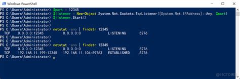 【powershell】powershell实现tcp通讯夏明亮的技术博客51cto博客