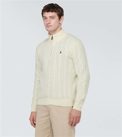 Polo Ralph Lauren Cable Knit Wool And Cashmere Sweater Polo Ralph Lauren