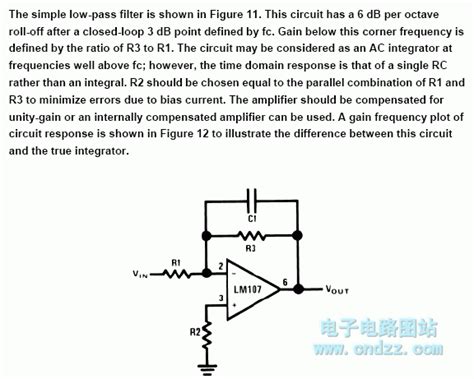simple low pass filter circuit basic circuit circuit diagram