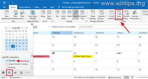 How To Share Outlook Calendar In Desktop Or In Web