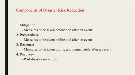 Disaster Risk Reduction Pptx