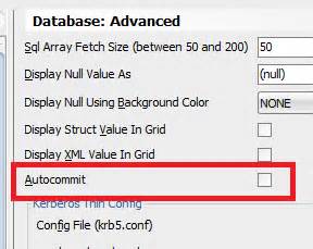 SQL Developer Autocommit On Off DBA Notes