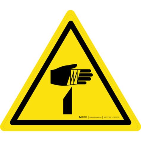 Sharp Elements Warning Iso Floor Sign Comprehensive Safety Signs
