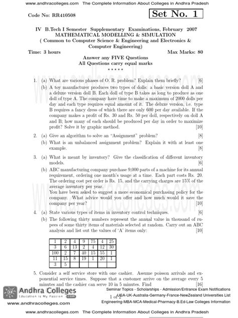 Mm 2007 Pdf Mathematical Optimization Linear Programming