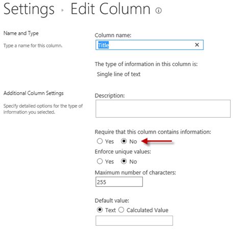 2013 link between quick edit and title column linked to item with
